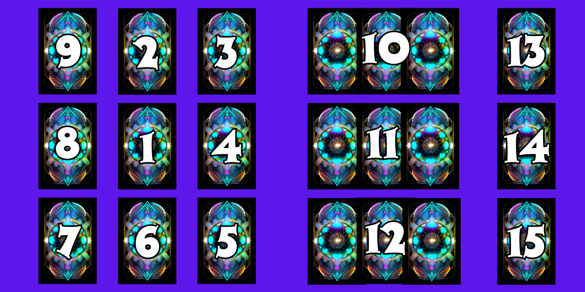 Introducing the Universal Spread (15 positions 21 cards) – Day Mage